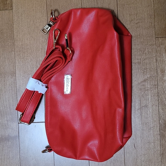 bebe | Bags | New Bebe Crossbody Bag Red | Poshmark